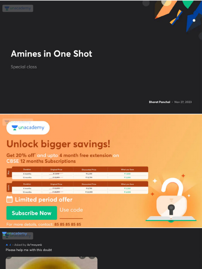 Amines in One Shot No Anno | PDF