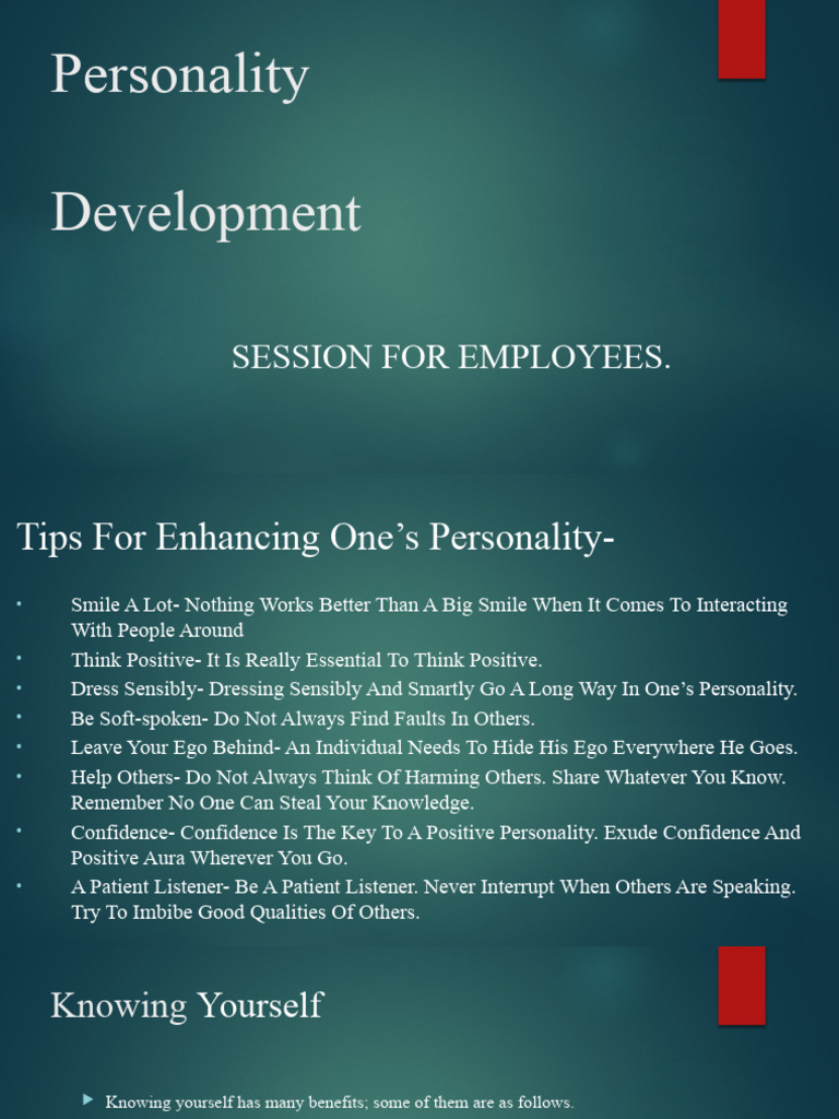 Personality Development | PDF | Shyness | Behavioural Sciences