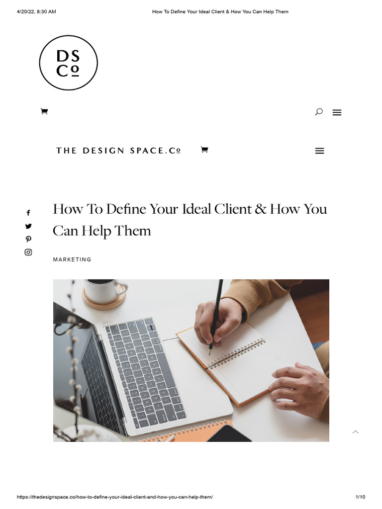How To Define Your Ideal Client & How You Can Help Them | PDF | Marketing