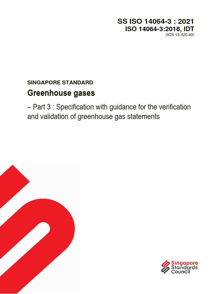 SS ISO 14064-3-2021 Preview | PDF | Verification And Validation ...