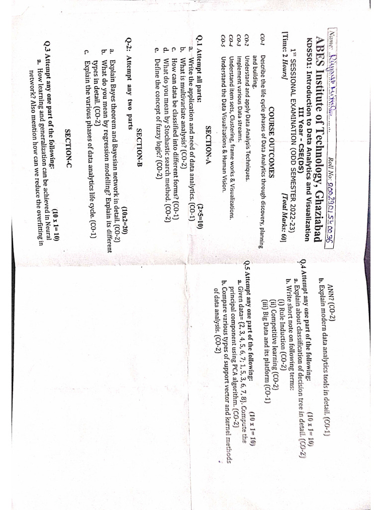 St1 5th Sem Pdf