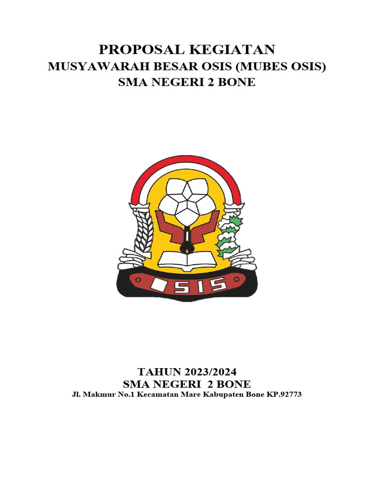 PROPOSAL MUBES (1) (DipulihkanOtomatis) | PDF