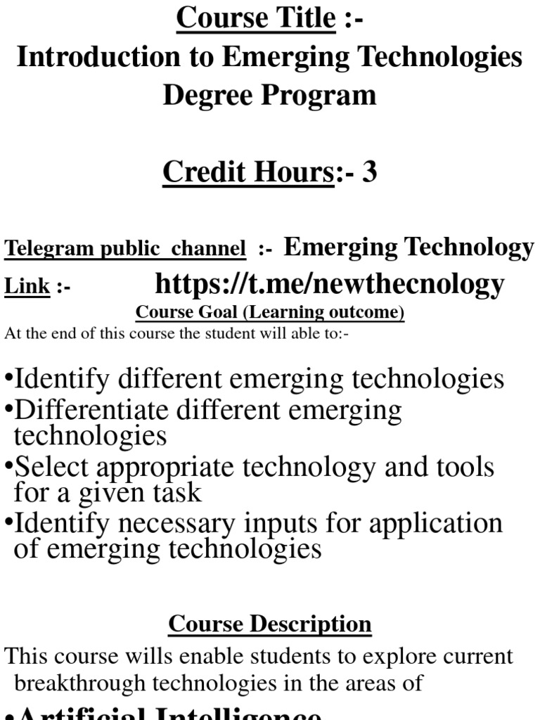 Chapter 1 and Chapter 2 About Emerging Technology & Data | PDF | Human ...