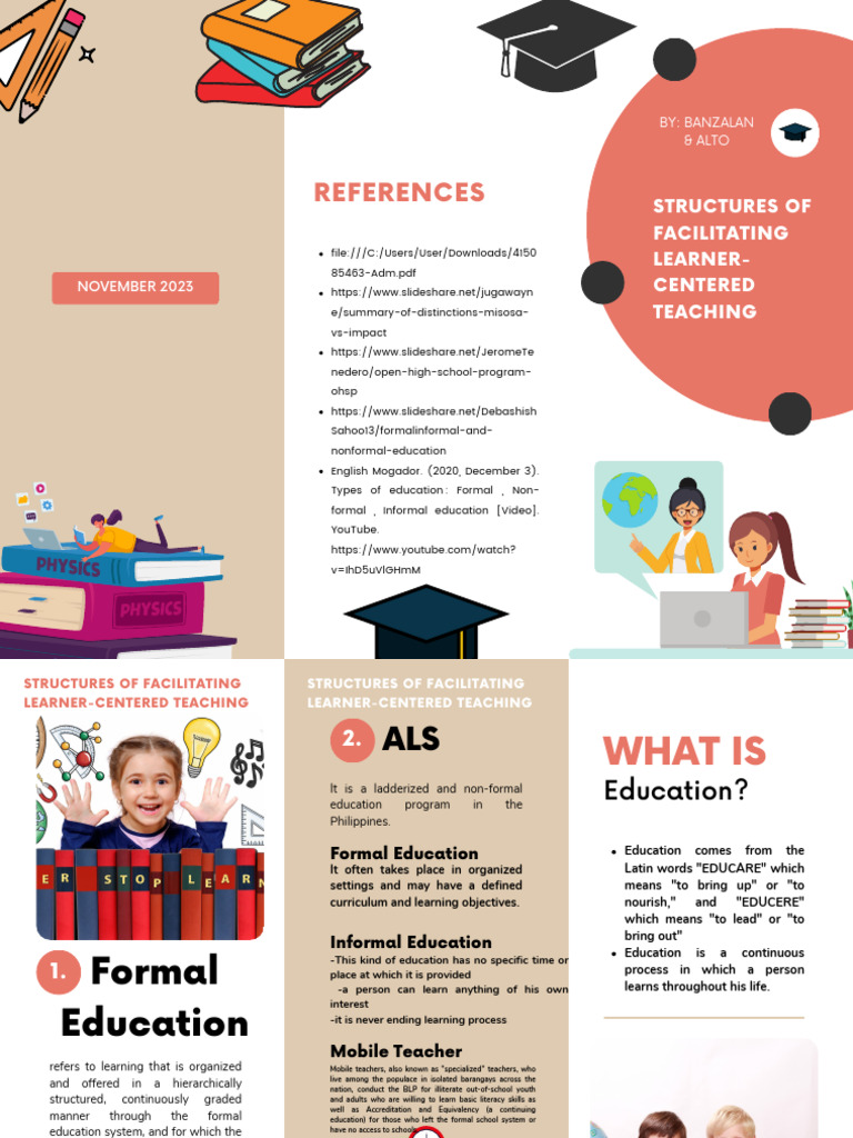 Cream and Green Creative School Admission Brochure | PDF | Literacy ...