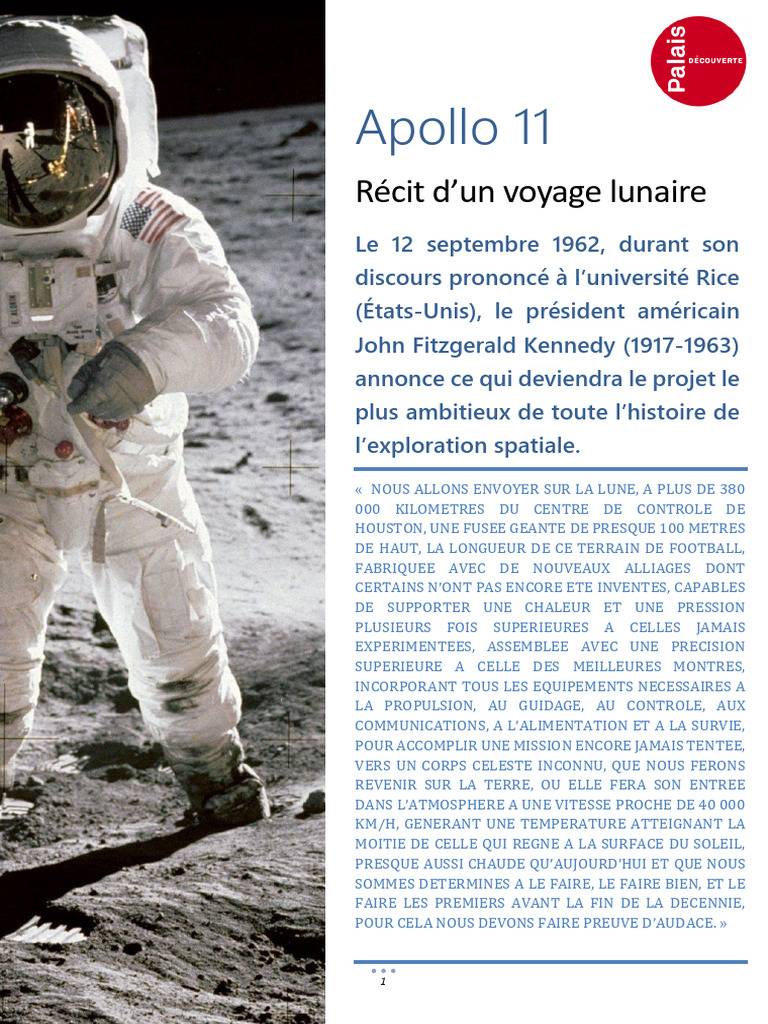 Apollo 11 | PDF | Module lunaire Apollo | Programme Apollo
