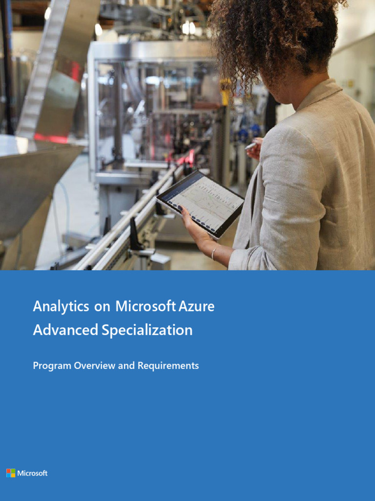 Analytics-on-Microsoft-Azure-advanced-specialization Overview | PDF ...
