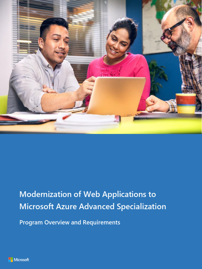 Modernization Of Web Apps To Microsoft Azure Advanced Specialization Overview Corrected