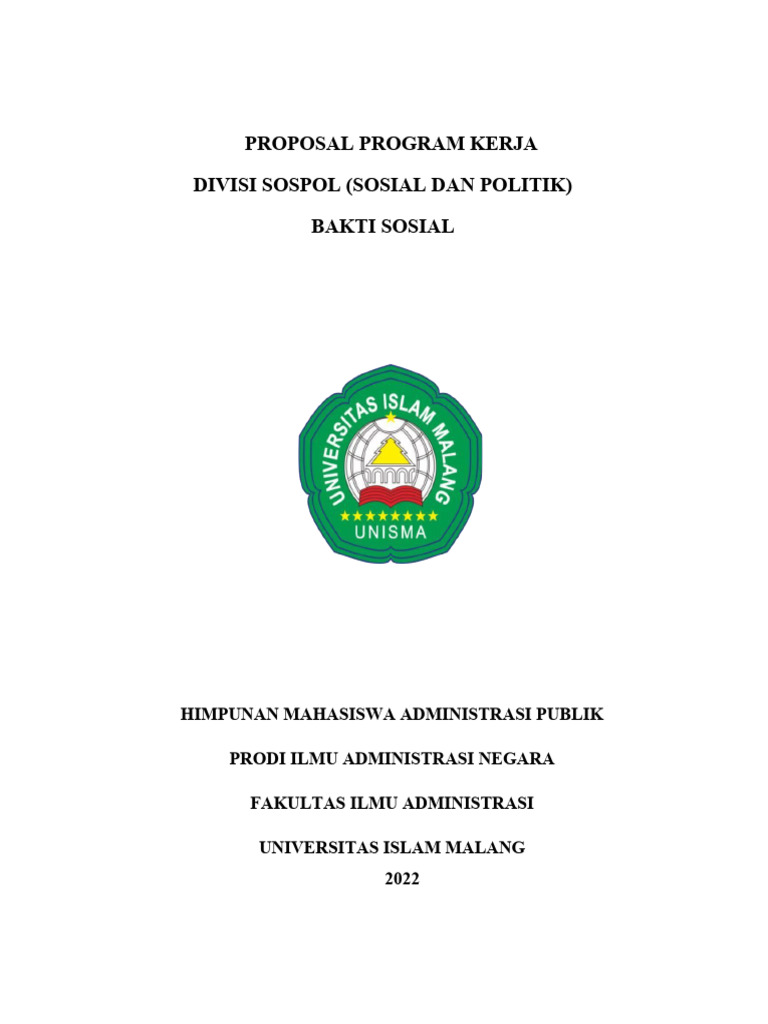 Proposal Baksos 2022 (Eksta) | PDF