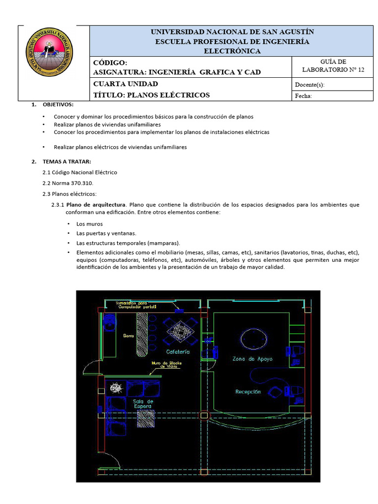 GUIA 12 - Dibujo de Planos Electricos | PDF | Televisión | Ingenieria ...