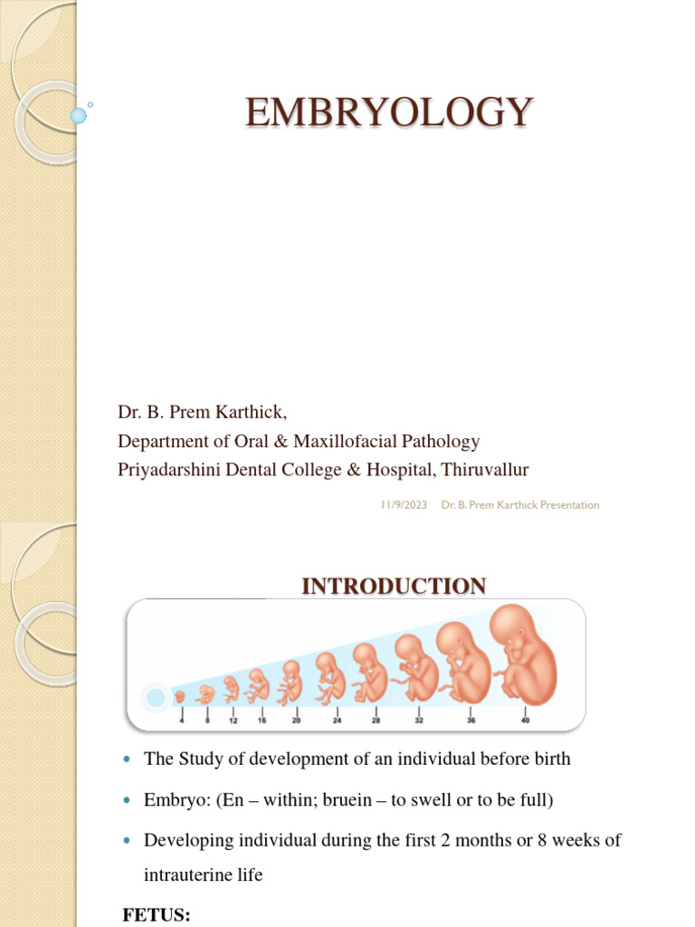 Embryology | PDF | Anatomy | Morphology (Biology)