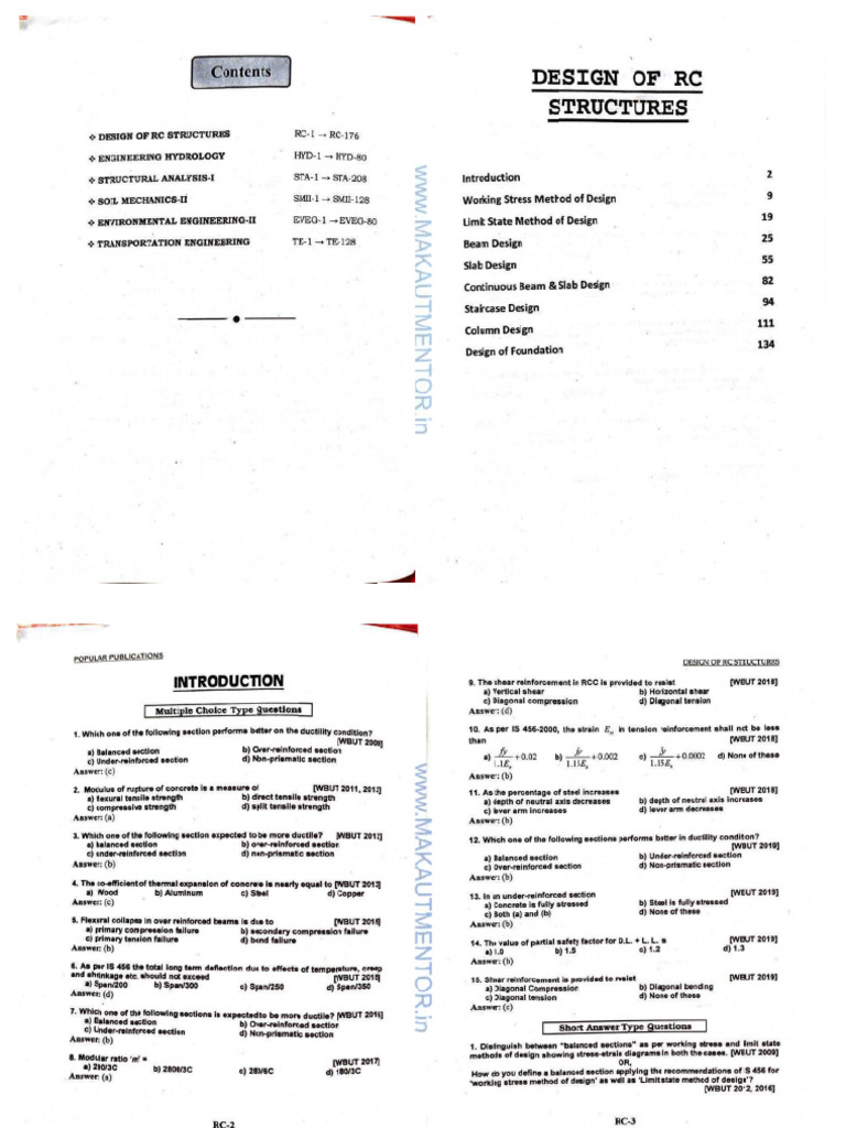 Design of RC Structures | PDF