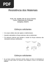 06 - Tema - Conceito de Tensão e Deformação - Tensão Normal, Flexão ...