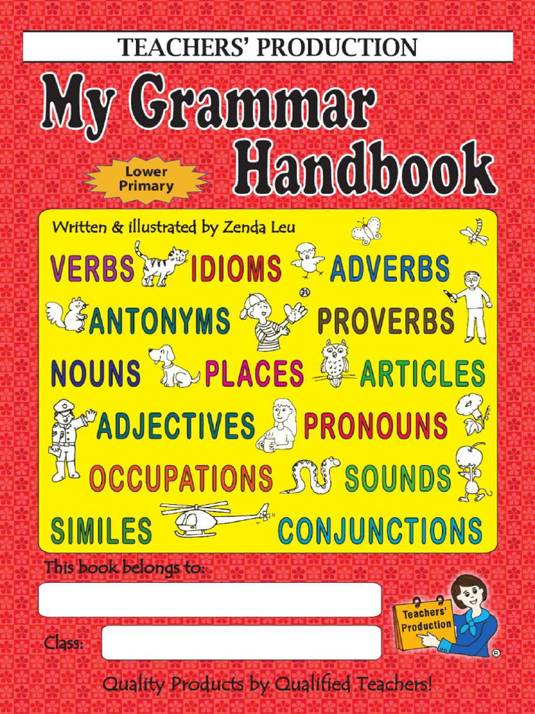 My Grammar Handbook Lower Primary | PDF