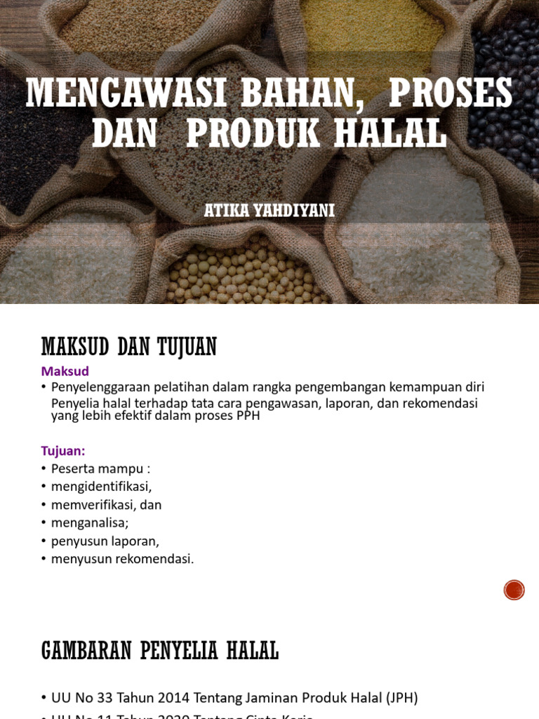 Pengawasan Proses Produk Halal | PDF | Bisnis