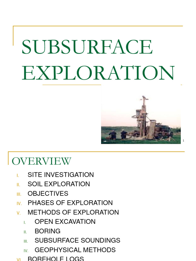Soil Exploration and Report | PDF | Drilling | Drill