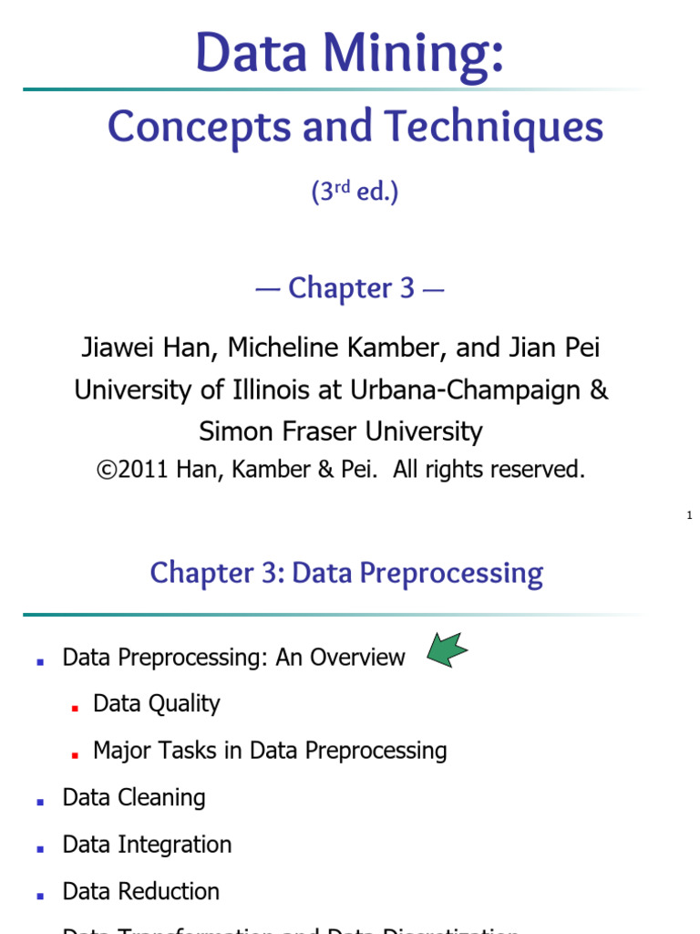 03 Preprocessing | PDF | Principal Component Analysis | Regression Analysis