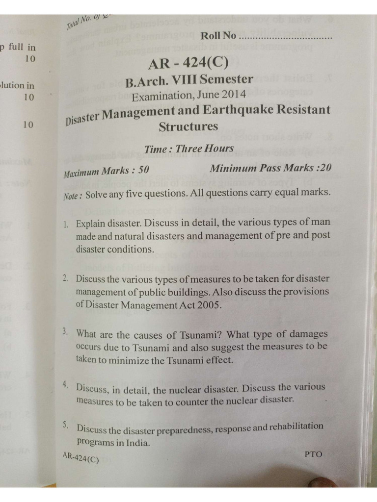 Disaster Management | PDF