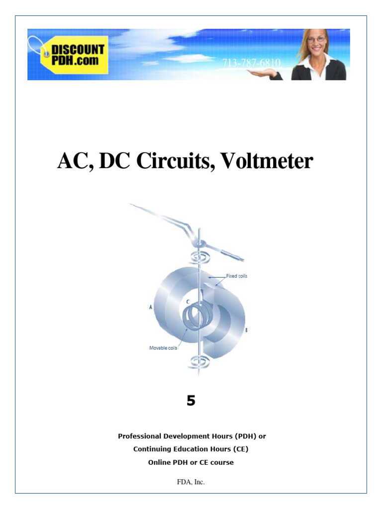 Ac DC Circuits Voltmeter | PDF | Transformer | Electrical Impedance