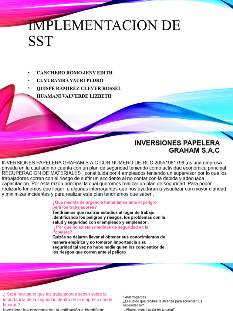 Implementacion de SST ... | PDF | Reciclaje | Residuos