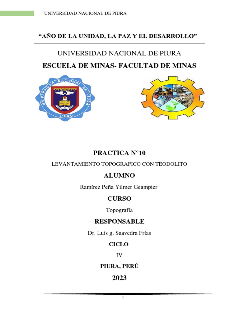 PRACTICA N°10 Yilmer | PDF | Science | Medida Geométrica