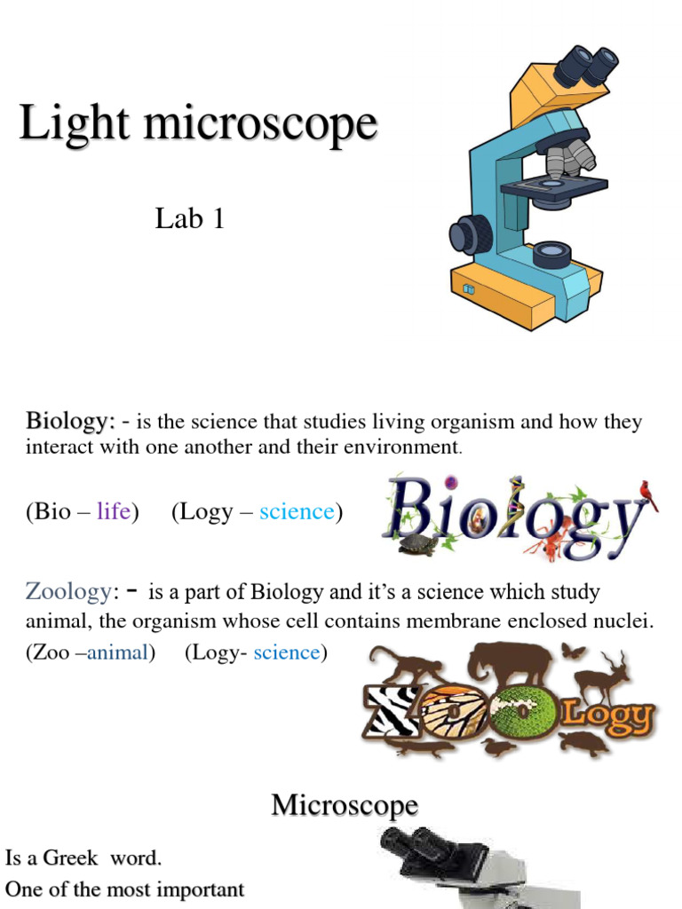 Lab 1 Come Microscope | PDF | Microscope | Electromagnetic Radiation