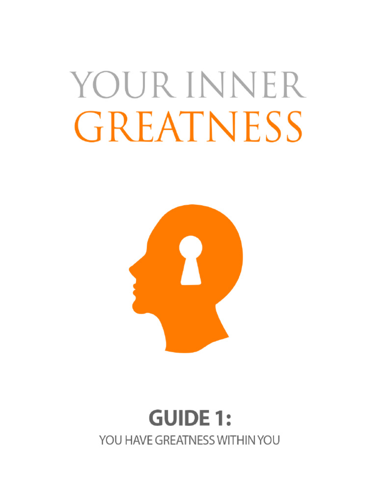 1 - You Have Greatness WIthin You | PDF | Expert | Psychological Concepts