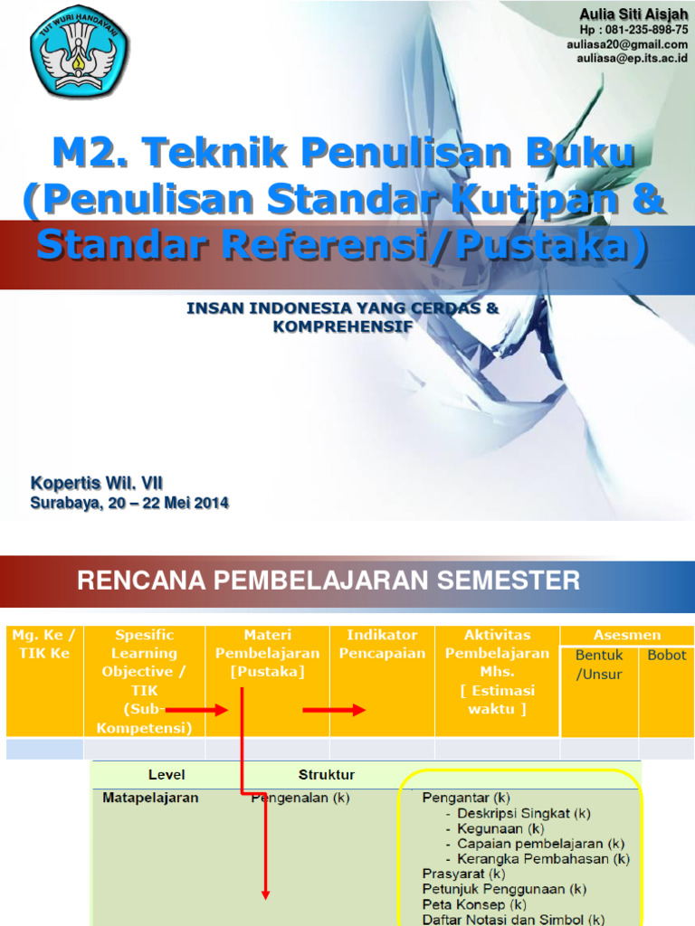 M4 - Teknik Penulisan Buku (Standard Dan Kualitas) | PDF