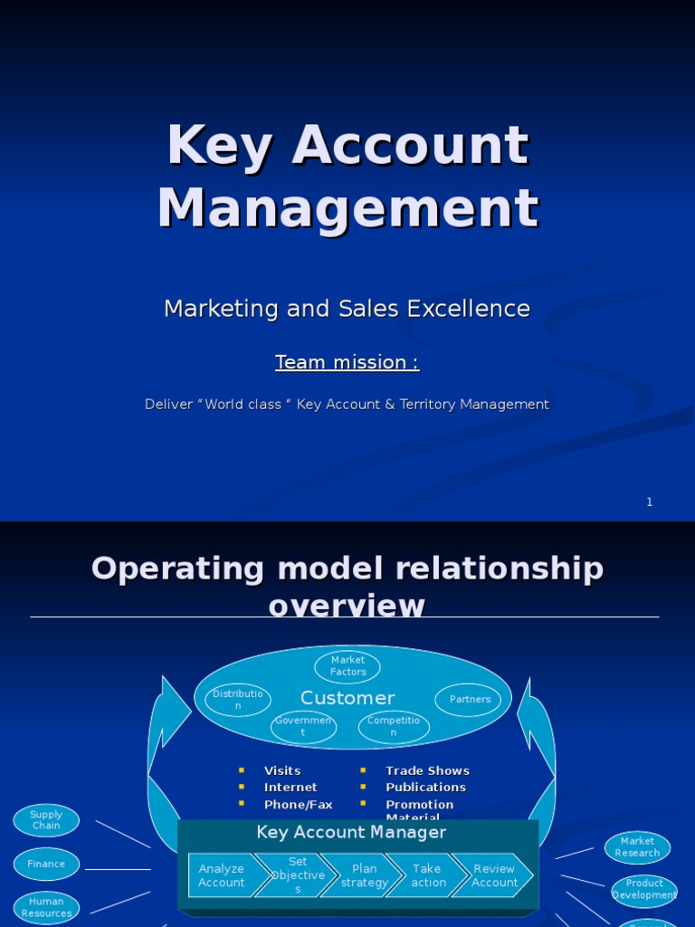 Key Account Management23072007 | PDF | Sales | Market Segmentation