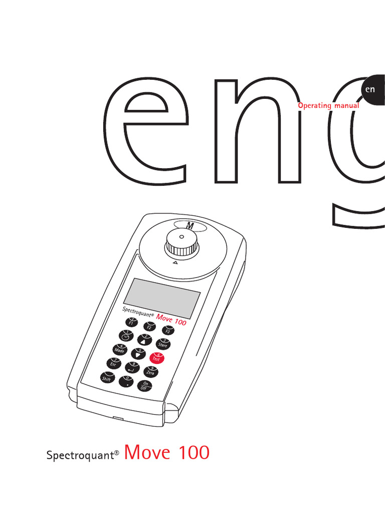 Merc SQ Move 100 Operating Manual 2013 - 03 | PDF | Calibration | Menu ...