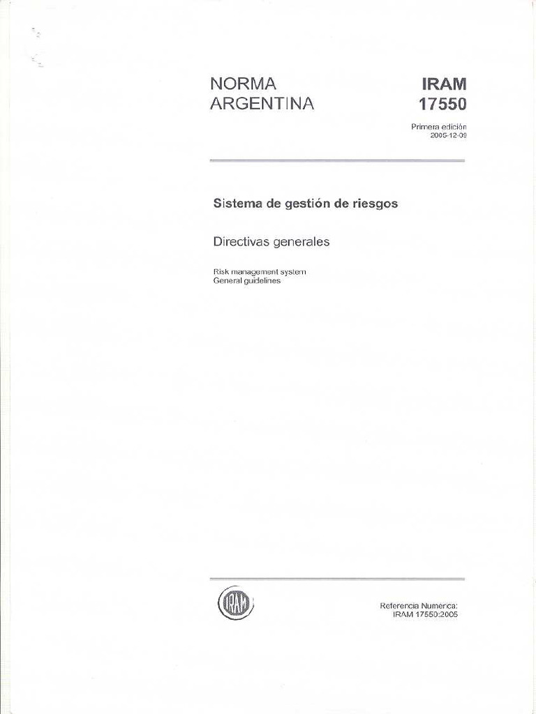 Iram 17550-2005 | PDF