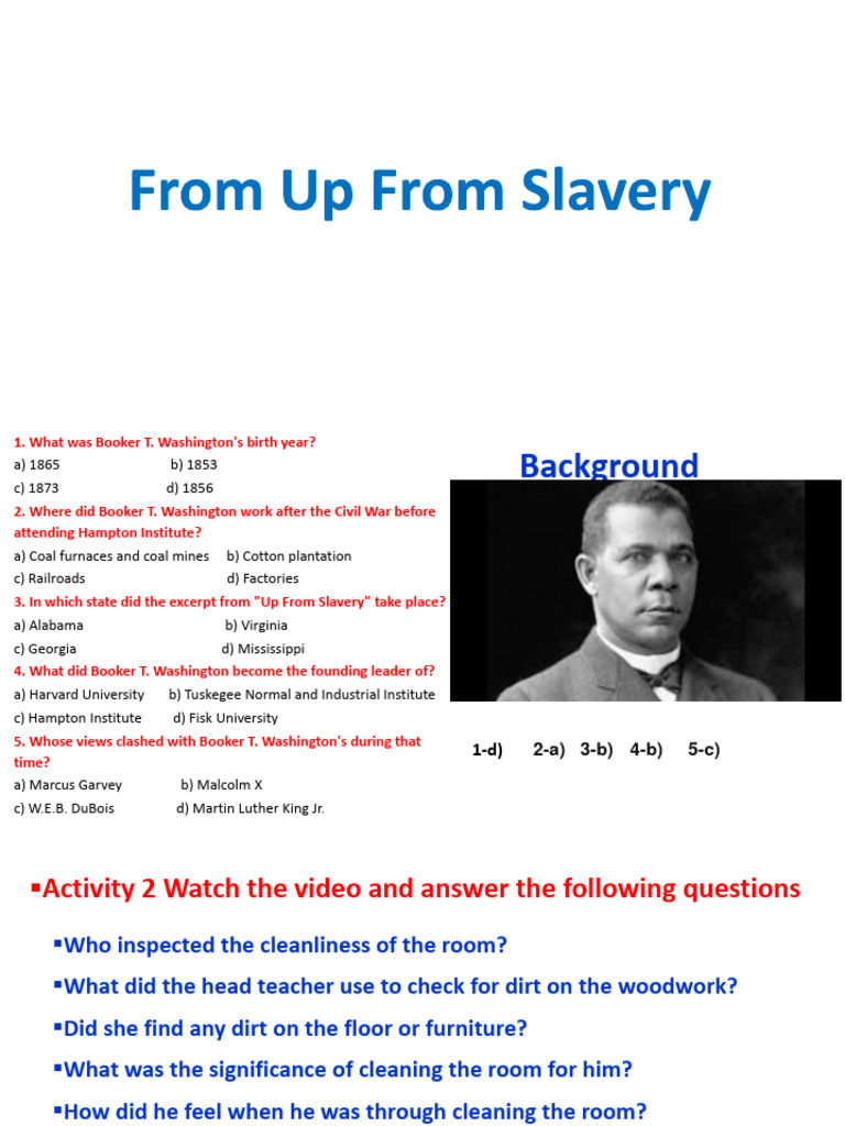 Up From Slavery | PDF