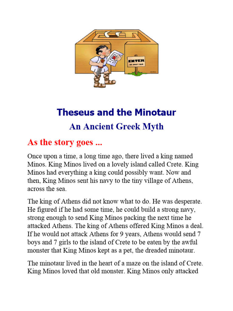 MINOTAUURUL | PDF | Theseus | Minotaur