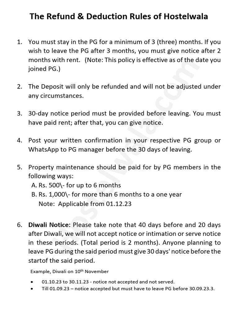 Refund & Deduction Rules V3.0 - en | PDF | Economies | Money