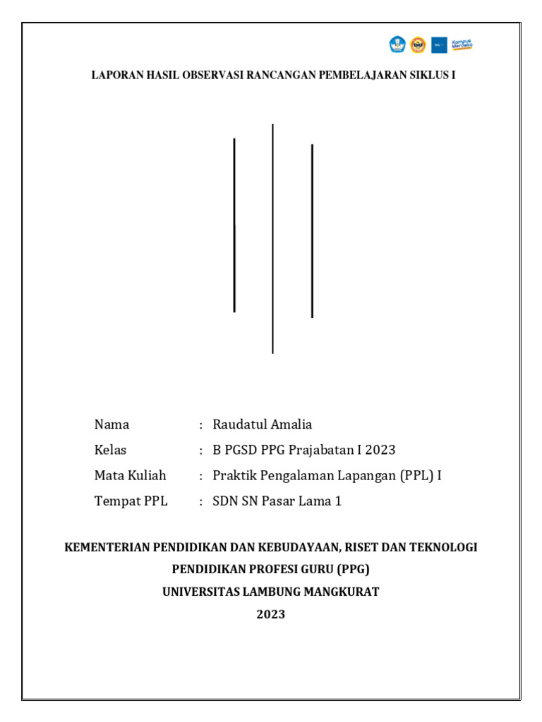 01.05.6-B4-4 Unggah LK 3 - Lembar Observasi Rancangan Dan Perangkat Pembelajaran - Siklus 1 ...