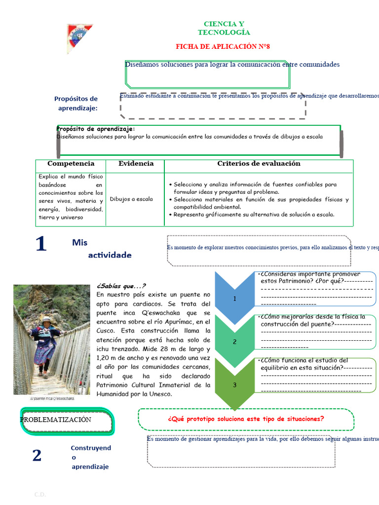 5° FICHA DE APLICACIÓN-SESIÓN 8-SEM.4-EXP.4-CYT | PDF