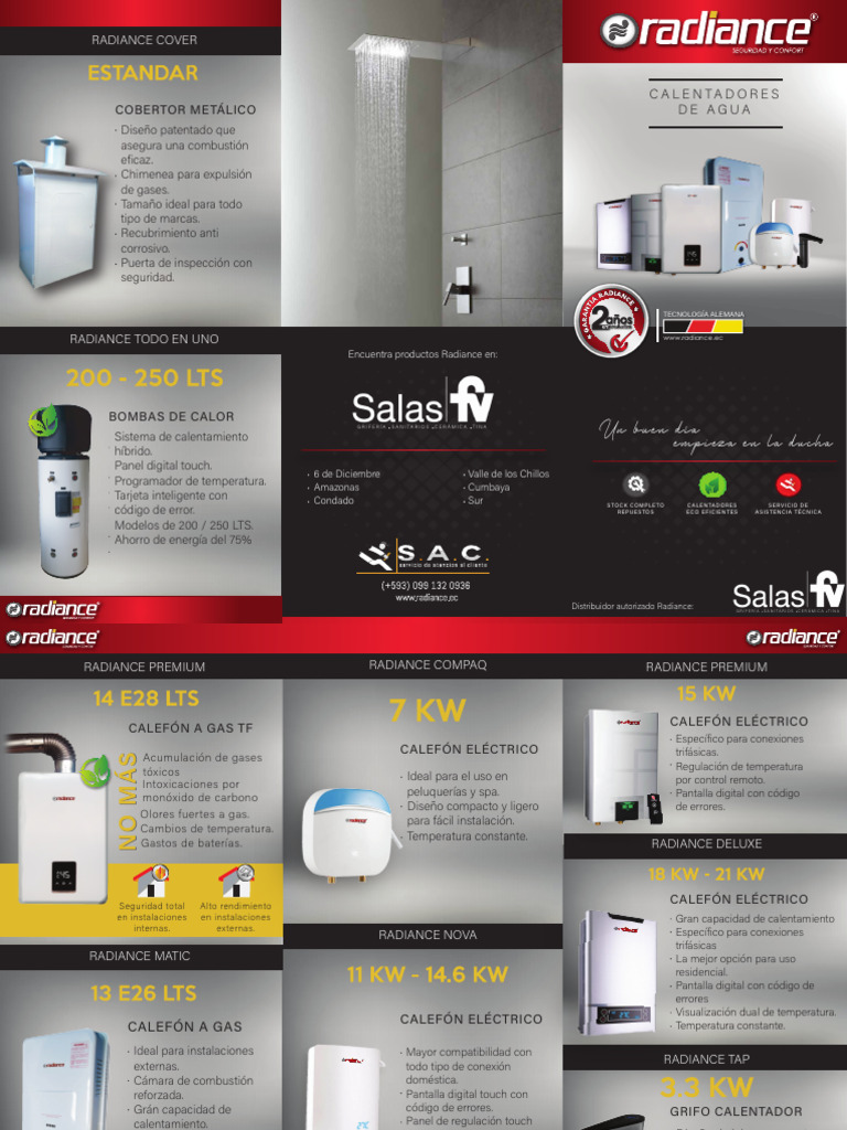 Triptico Radiance FV | PDF