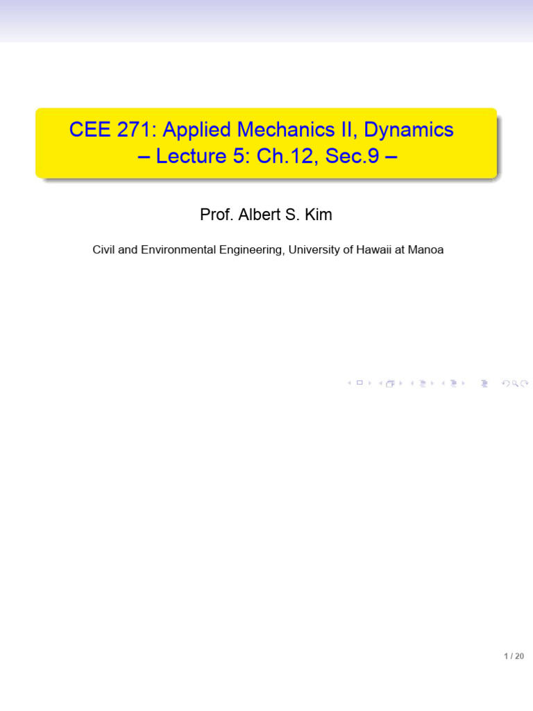 Applied Mech Pulleys | PDF | Acceleration | Velocity