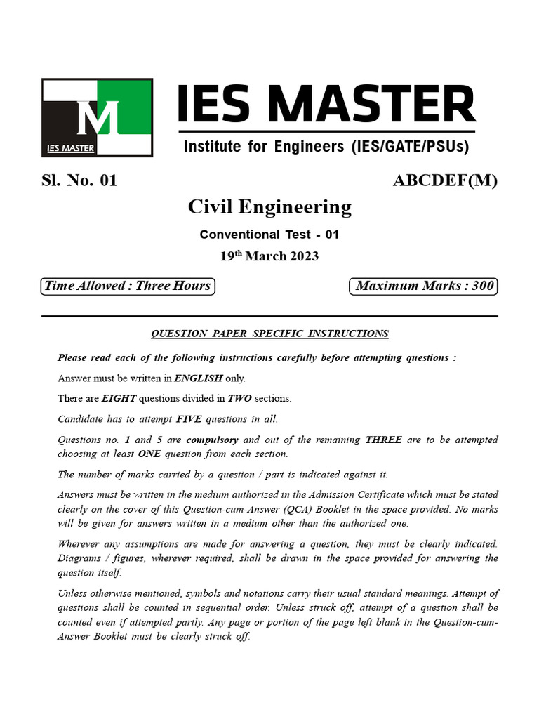 Iesm Mains 2023 | Download Free PDF | Stress (Mechanics) | Young's Modulus