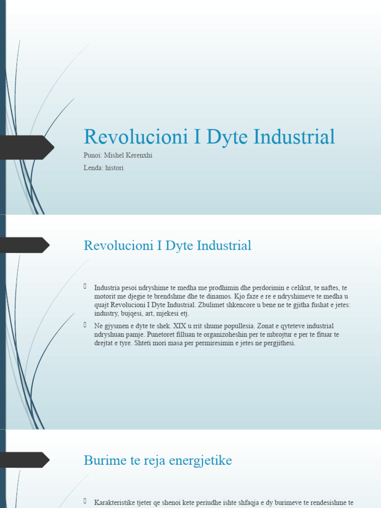 Revolucioni I Dyte Industrial | PDF