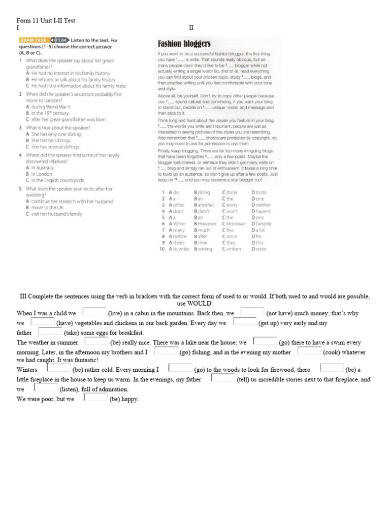 Grade 1 GMRC Worksheet Test | PDF