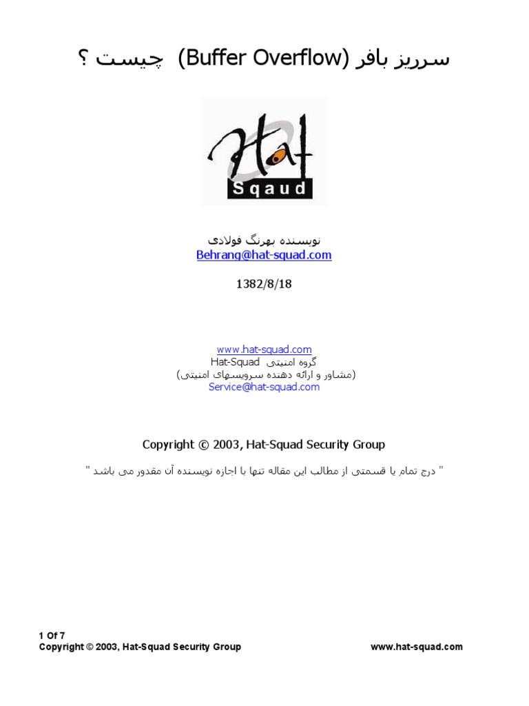 Buffer Overflow | PDF
