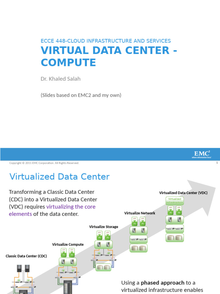 VDC - Compute - Tagged | PDF | Virtualization | Virtual Machine