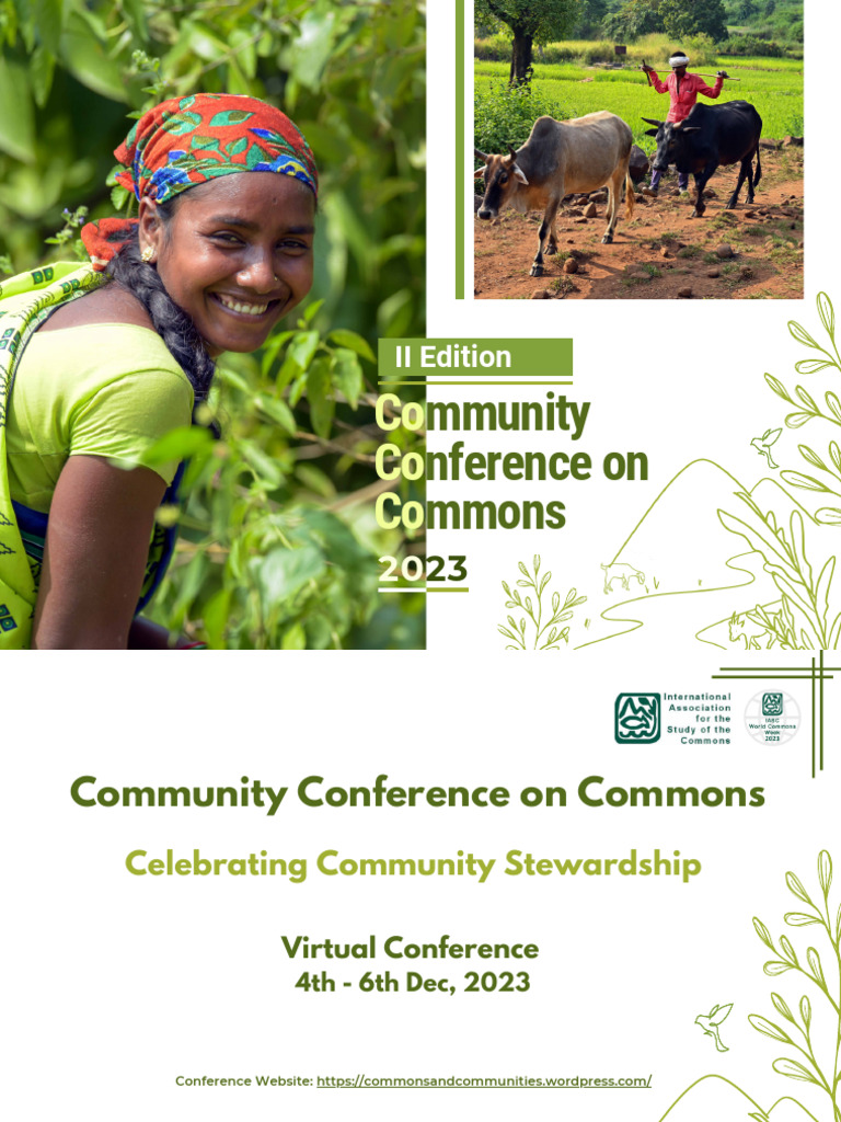 Community Conference on Commons 2023 | PDF | Water | Resource