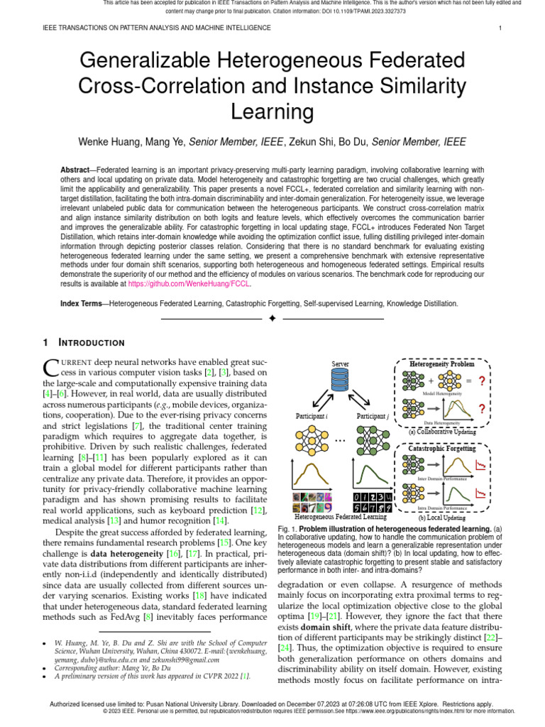 Generalizable Heterogeneous Federated | PDF