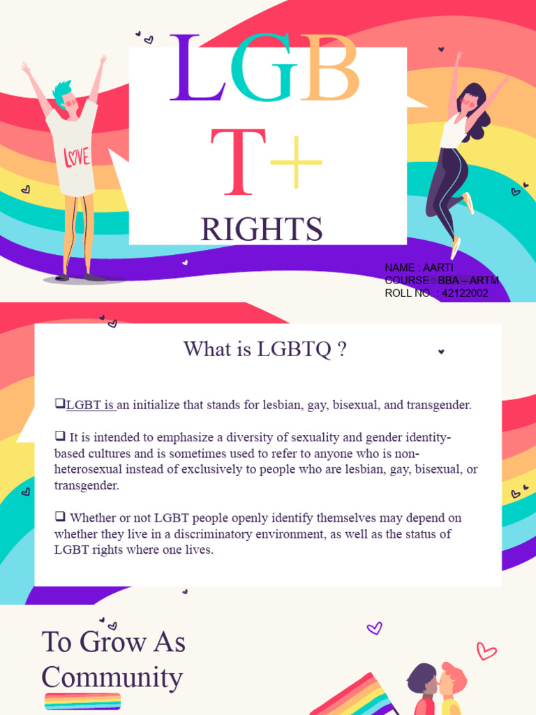 LGBT + Rights | PDF | Lgbt | LGBTQIA+ Studies
