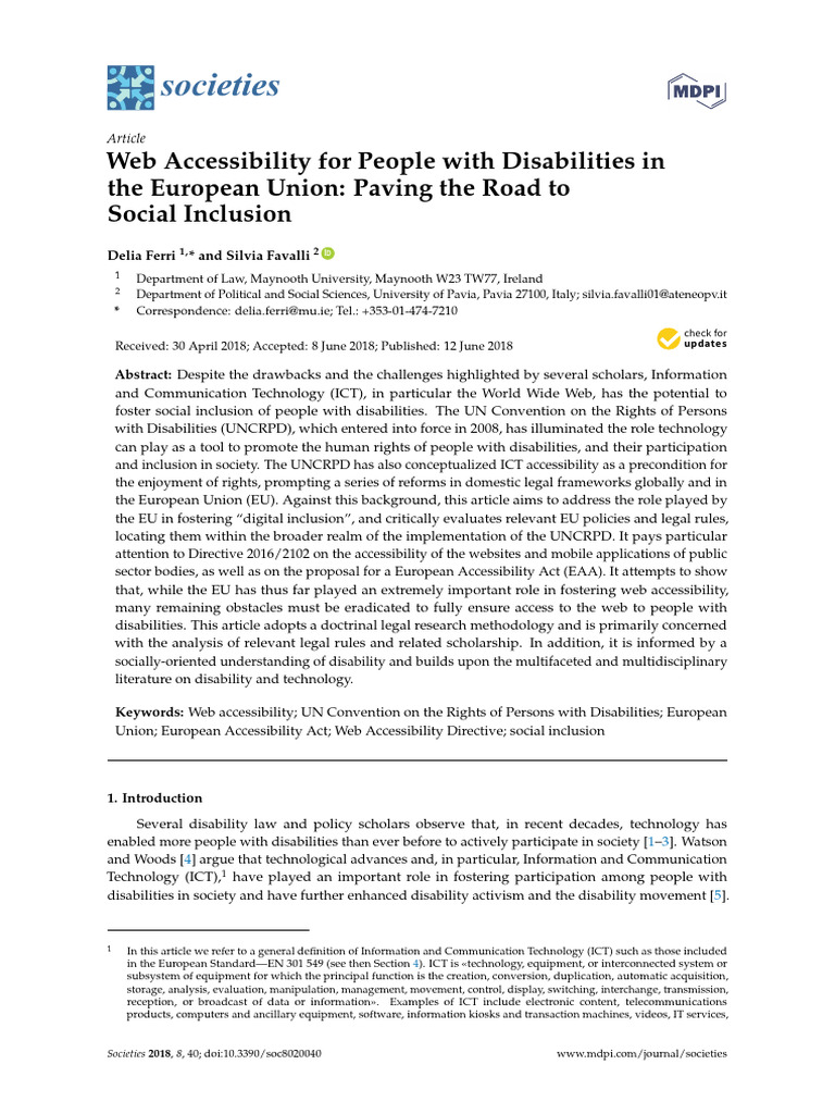 Web_Accessibility_for_People_with_Disabilities_in_ | PDF | Accessibility | World Wide Web