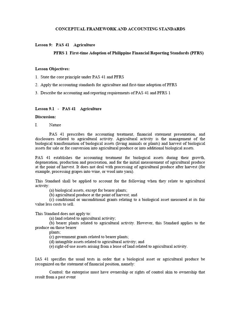 LESSON9 | PDF | Fair Value | Financial Statement