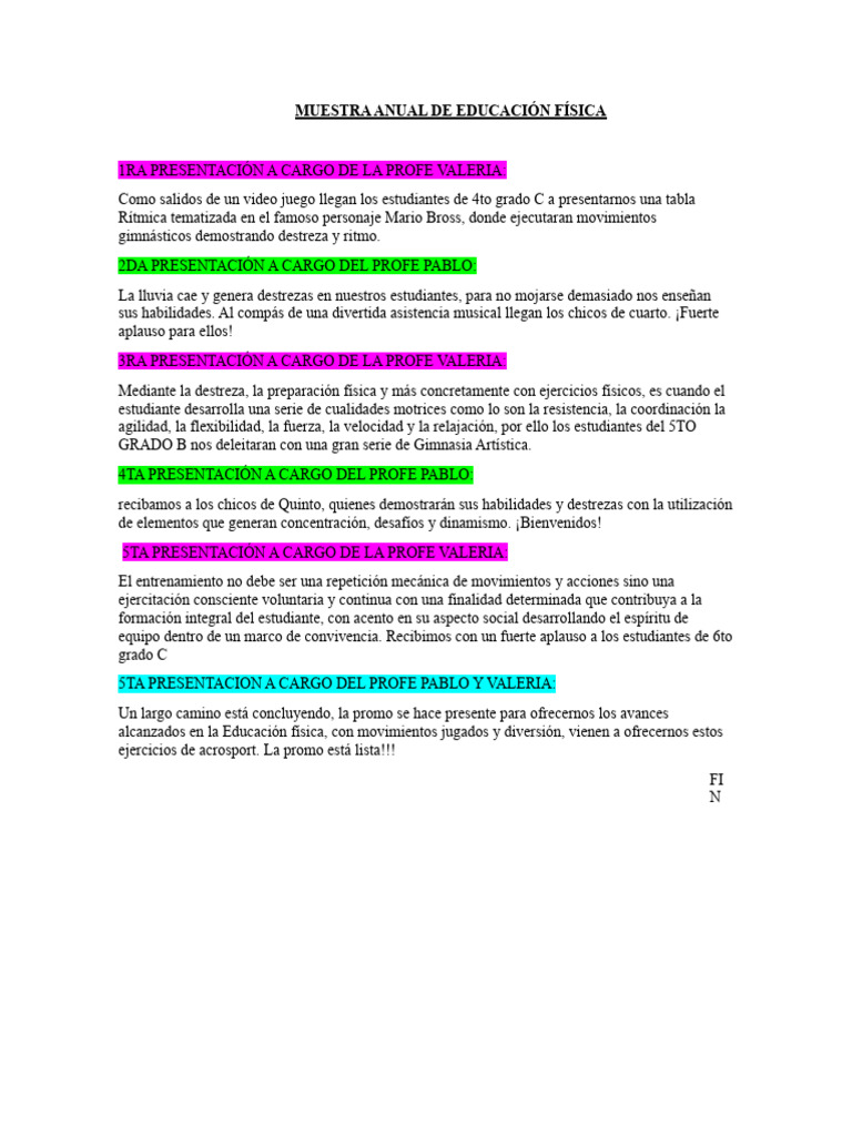 glosas urzagasti MUESTRA DE EDUCACIÓN FÍSICA | PDF glosas urzagasti MUESTRA DE EDUCACIÓN FÍSICA | PDF