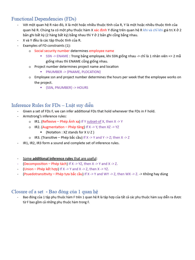 Functional Dependencies | PDF