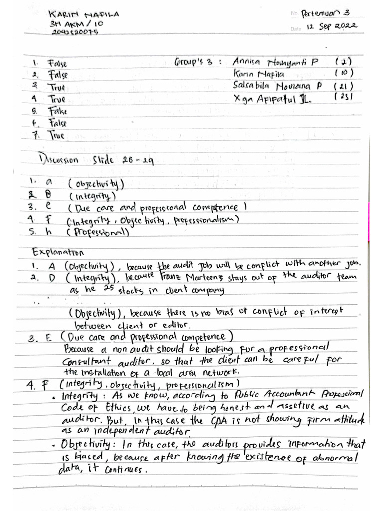 Auditing Ass.2 | PDF